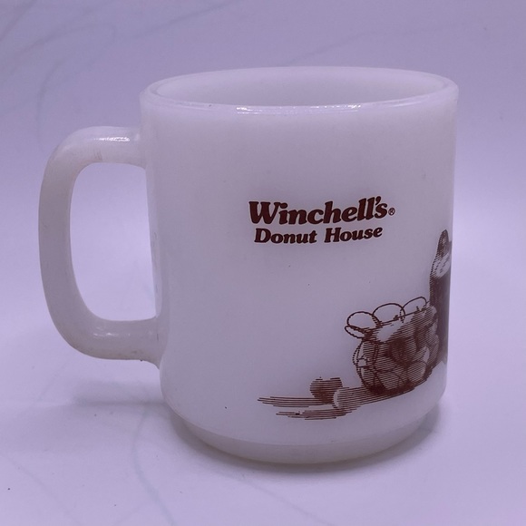 Winchell’s | Dining | Winchells Donut House 8 Oz Coffee Mug Cup White Glasbake Milk Glass ...
